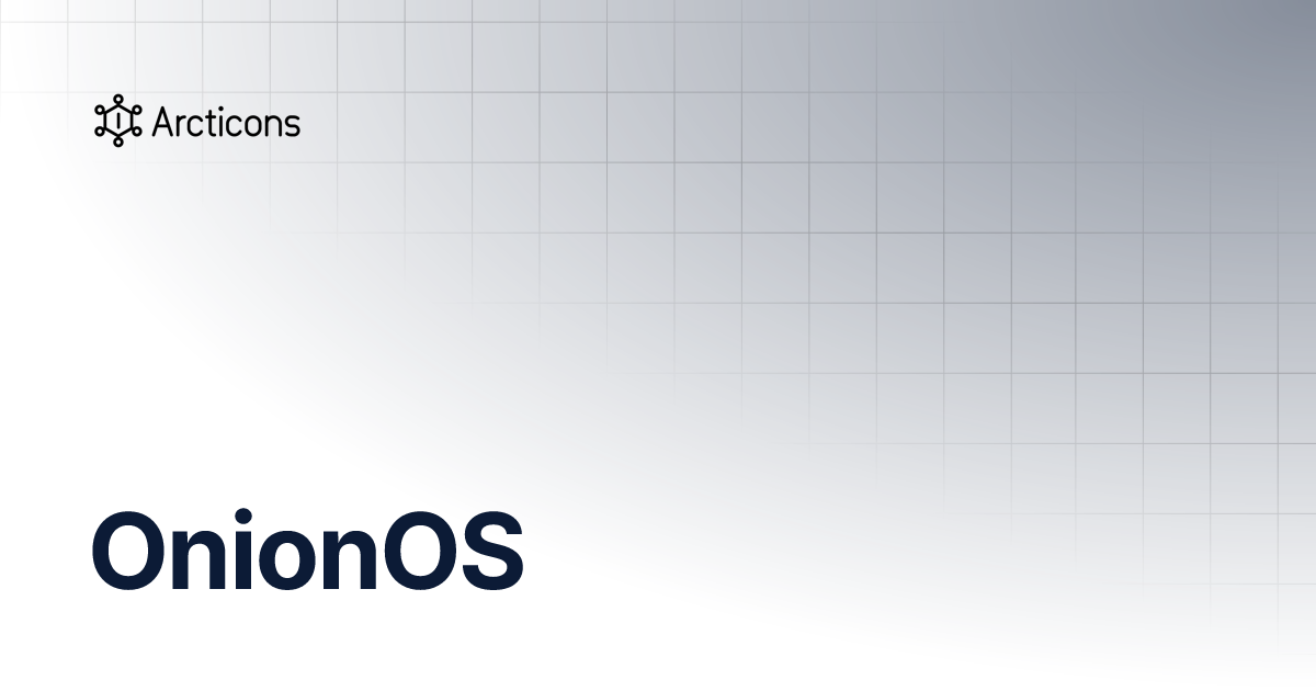 OnionOS | Arcticons