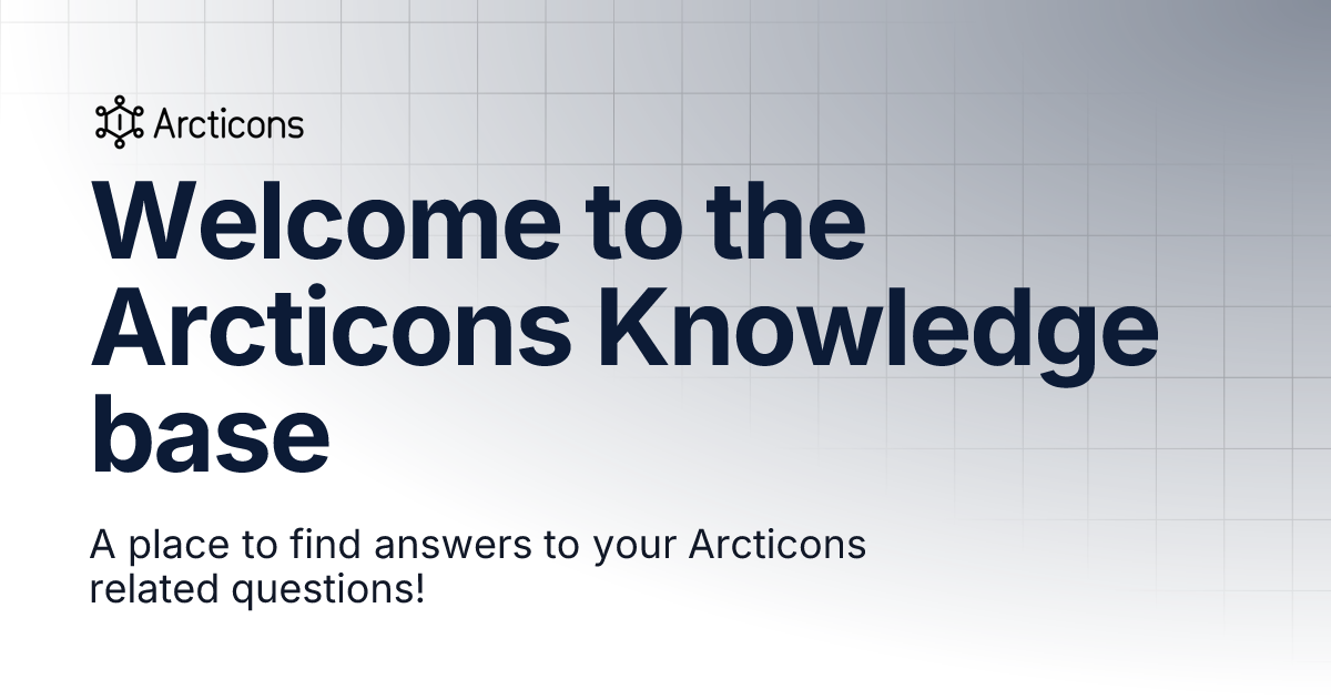 Welcome to the Arcticons Knowledge base | Arcticons